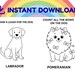 Dog Breeds Coloring Pages With Fun Activities for Kids – 20 Printable ...