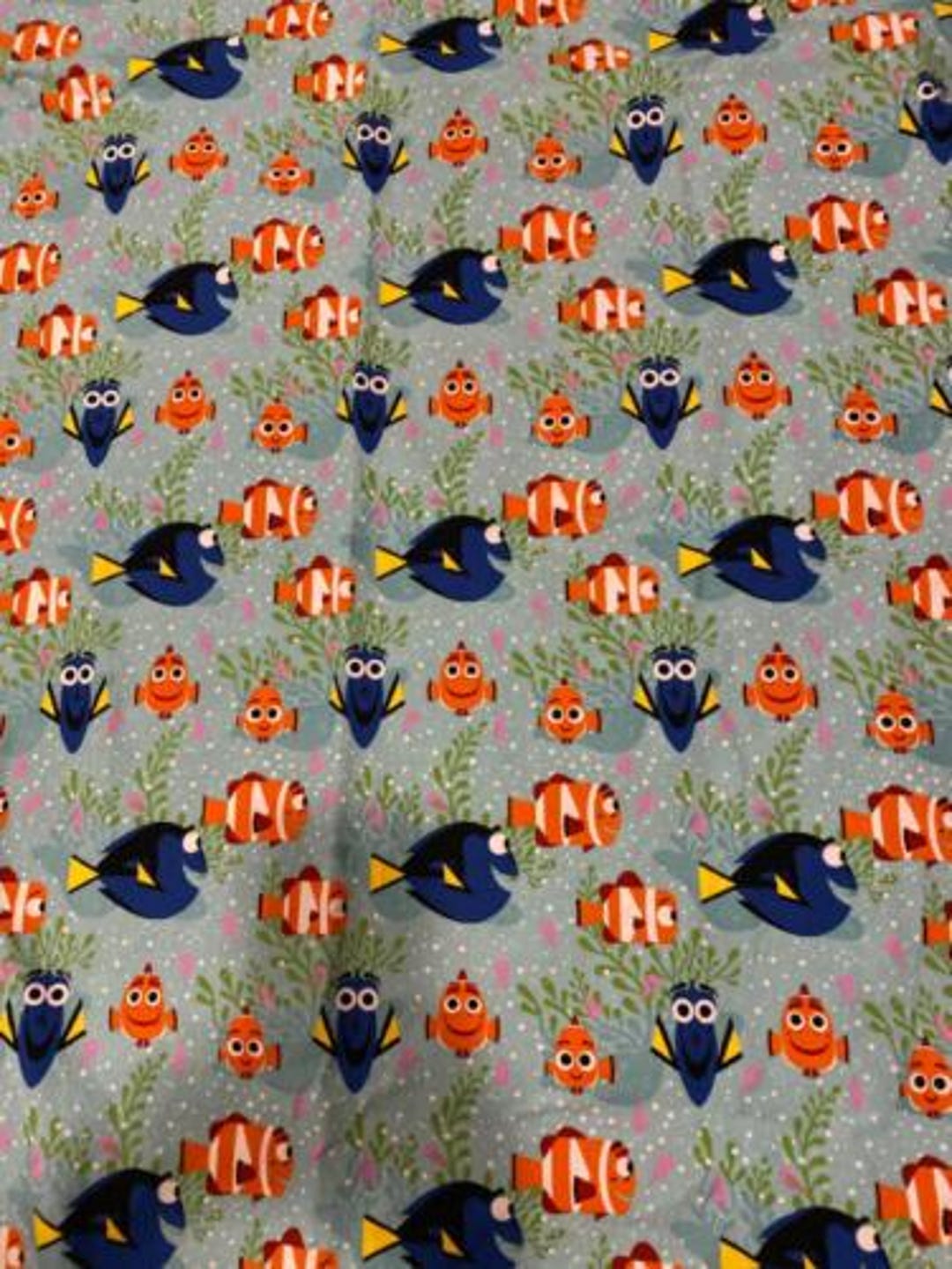 Nemo Dory Cotton Fabric Disney Springs Creative Group 1 Yd 11 L X 41 W ...