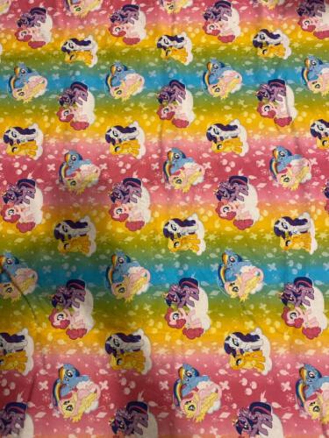 My Little Pony Ombre Toss Cotton Fabric 2014 Hasbro 32 L X 42 W - Etsy