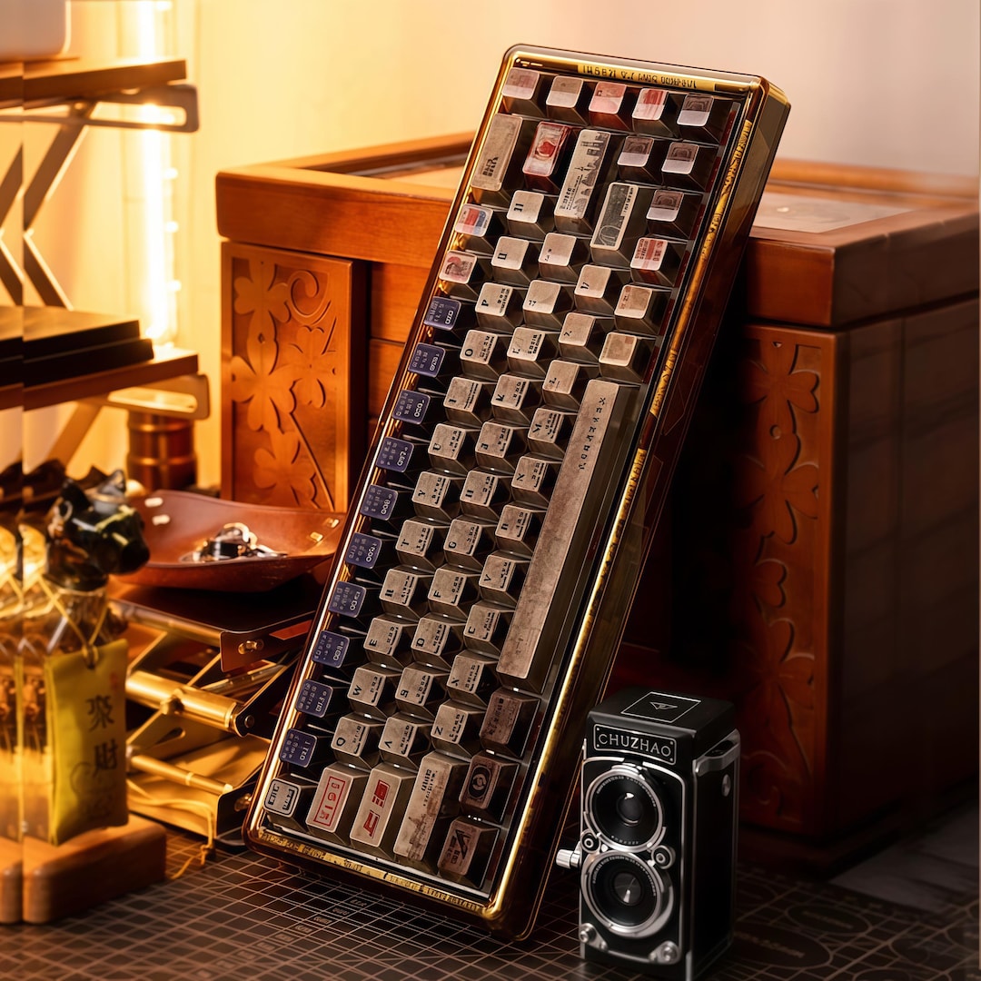 Original Retro China Old Shanghai 147 Key Theme Keycap Gift Set, PBT ...