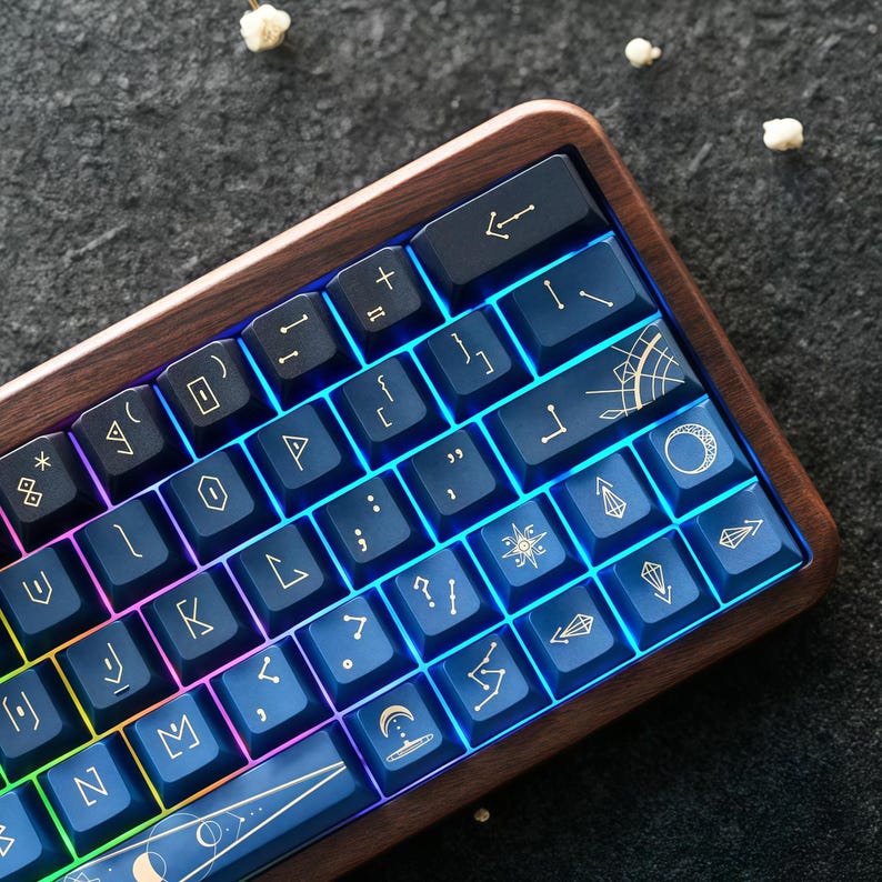 Walnut 64 Key Mechanical Keyboard Base, Multi Axis for You to Choose ...