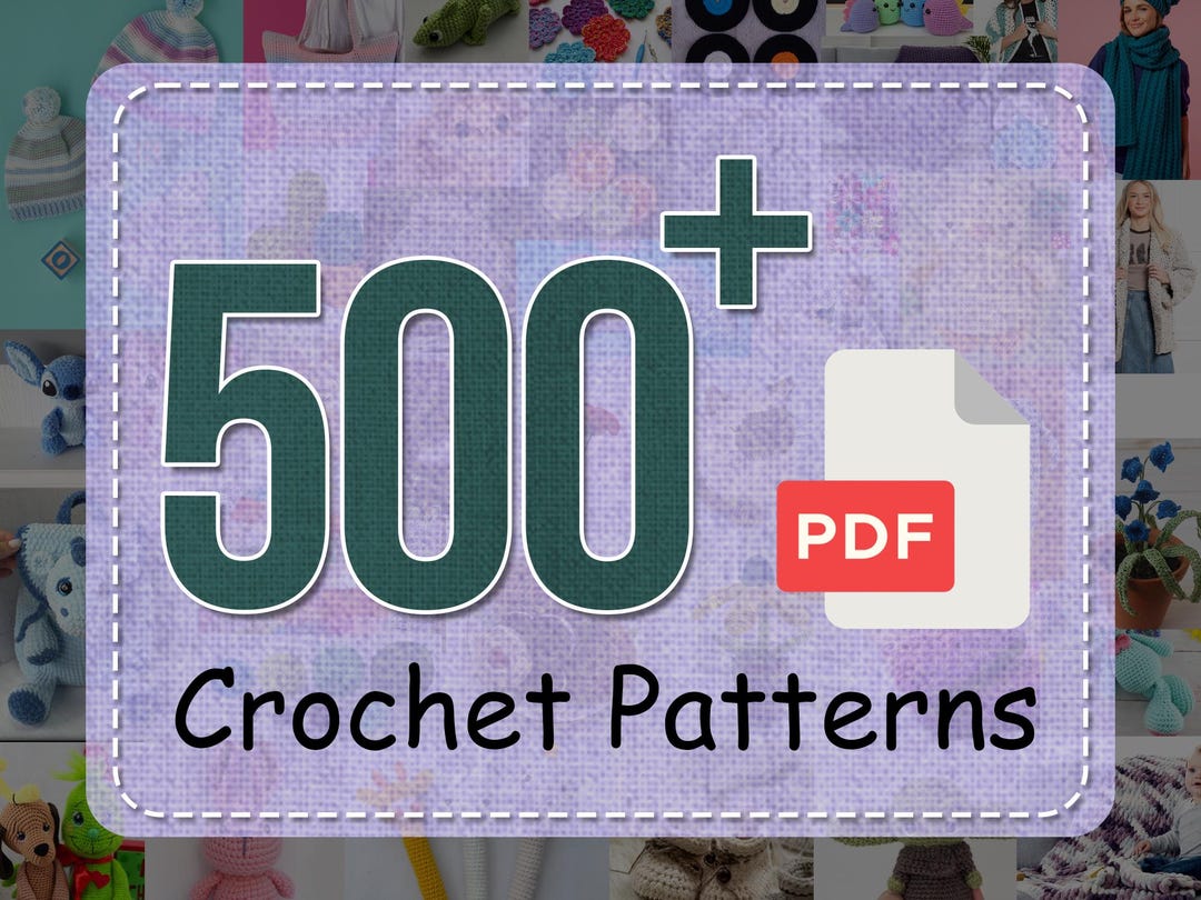 500 Amigurumi Crochet Patterns Bundle, Crochet Patterns, Mega Crochet ...