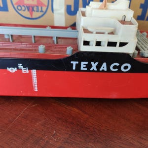 Huge Texaco Toy Tanker 1960's Battery Operated Boat Large in Original ...