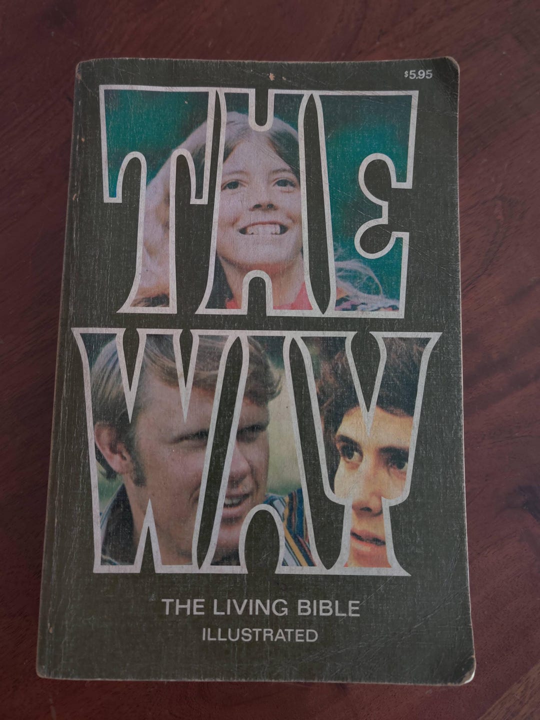 Vintage 1972 the Way Living Bible Illustrated Holy Bible Book Retro ...