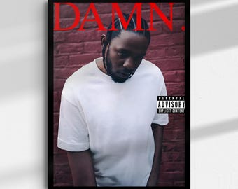 Kendrick Lamar DAMN. Album Poster - Etsy