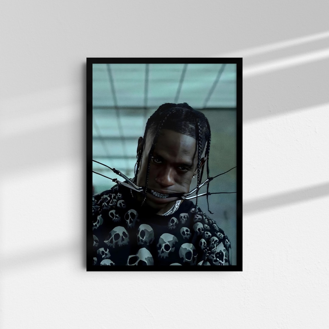 Travis Scott Poster - Travis Scott Wall Art - Rapper Poster - Album ...