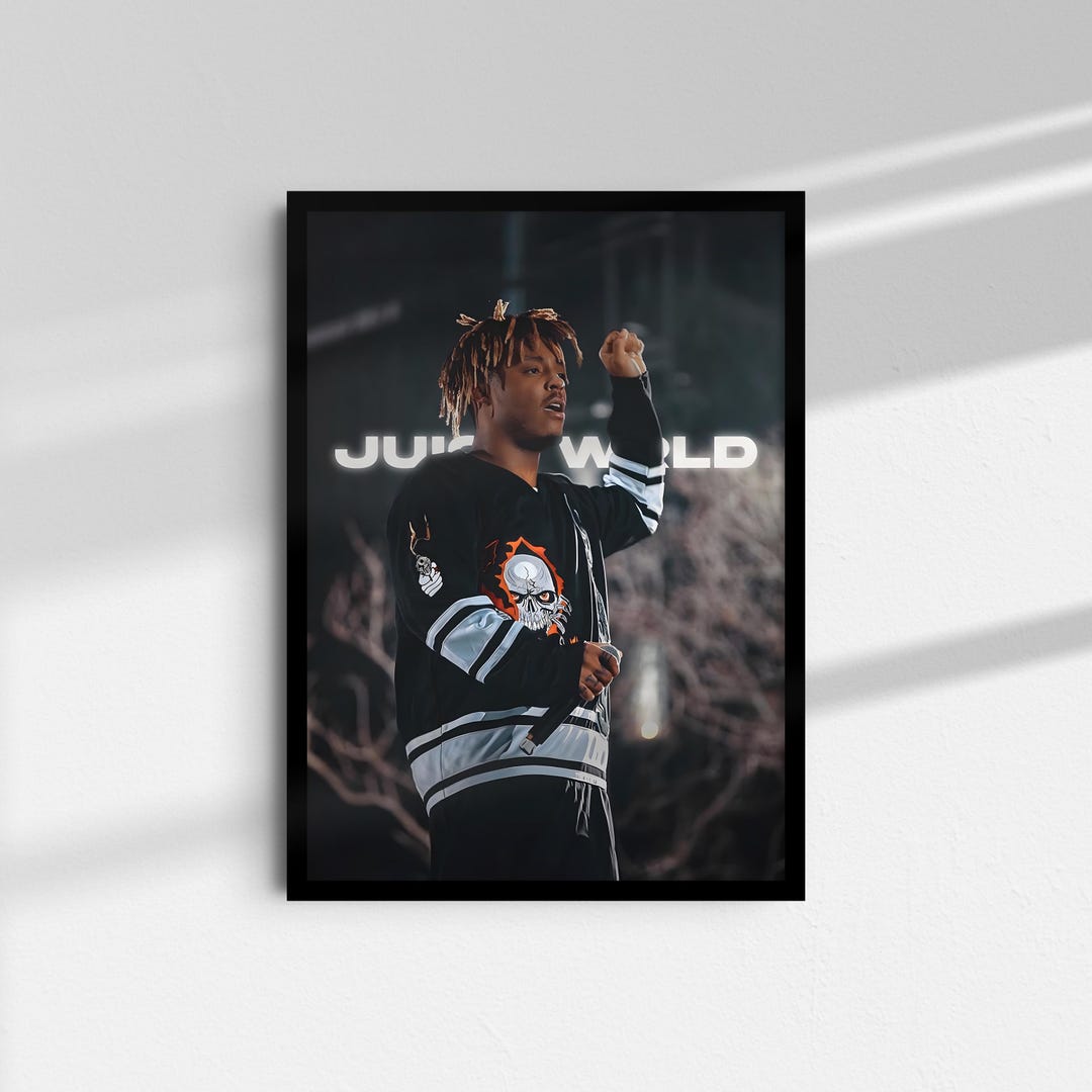 Juice Wrld Poster - Juice Wrld Wall Art - Juice Wrld Concert - Rapper ...