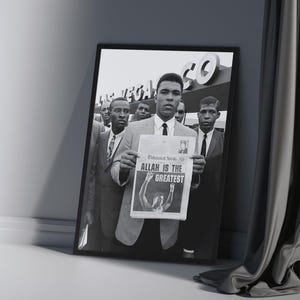 Muhammad Ali Poster - Muhammad Ali Wall Art - Boxing Poster - Muhammad ...