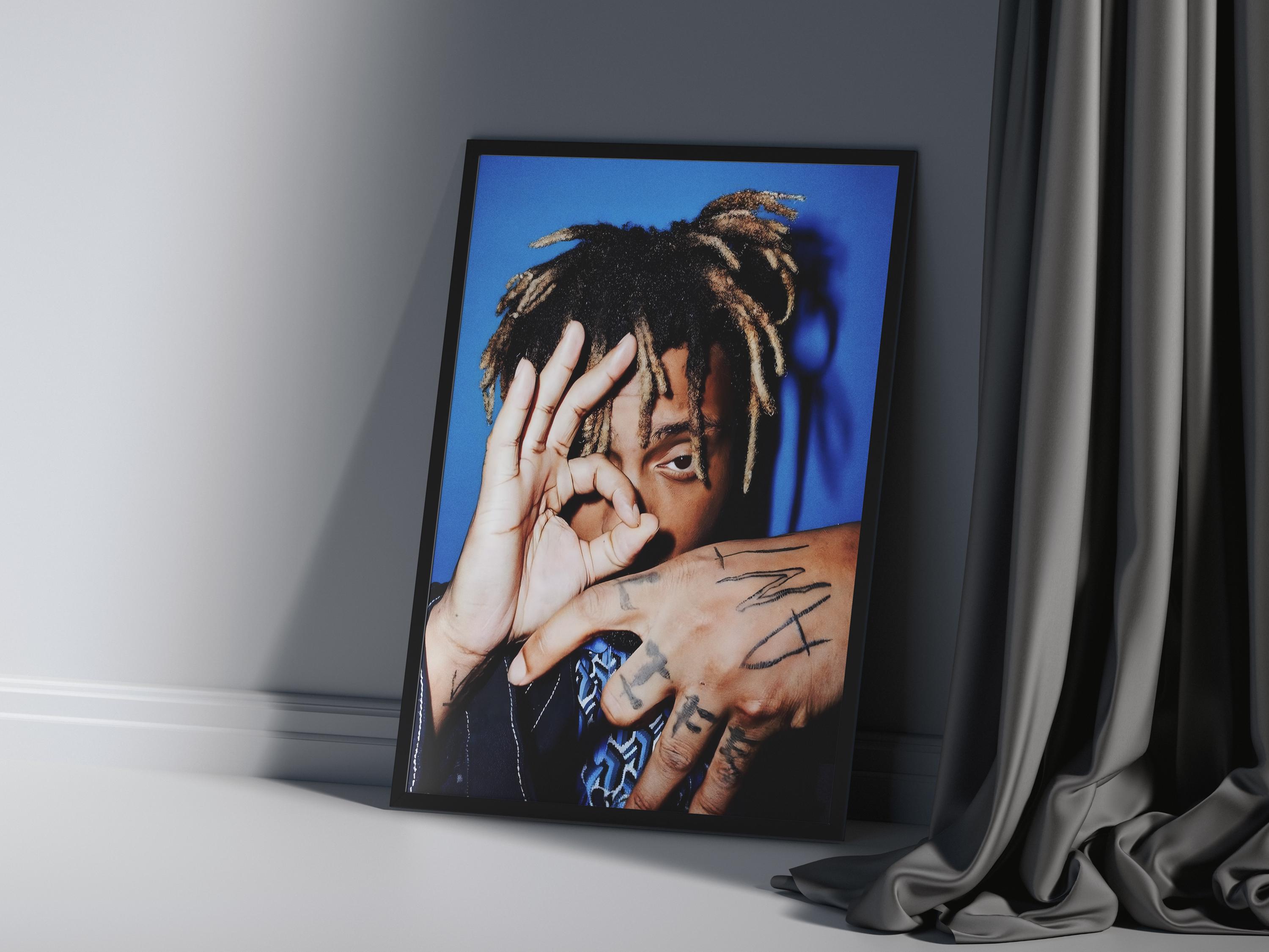 Juice Wrld Poster - Rapper Poster - Juice Wrld Wall Art - Rapper Wall ...