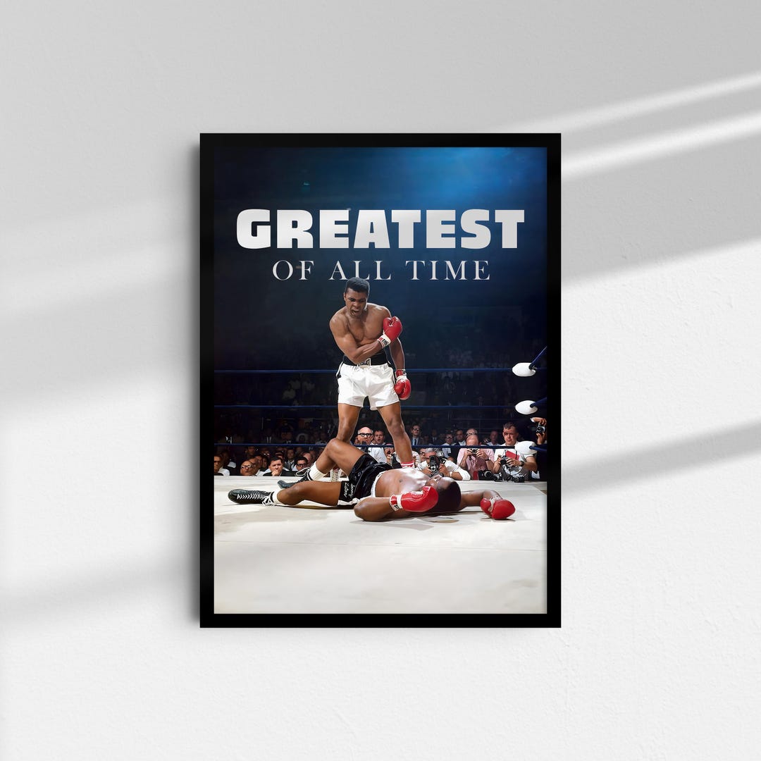 Muhammad Ali Poster - Muhammad Ali Wall Art - the Greatest Poster ...