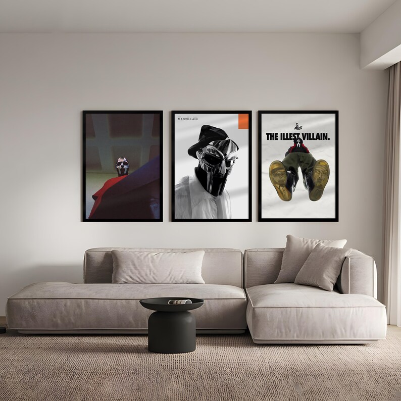 MF Doom Poster - Album Cover Poster - Bundle Set of 6 Posters - MF Doom ...