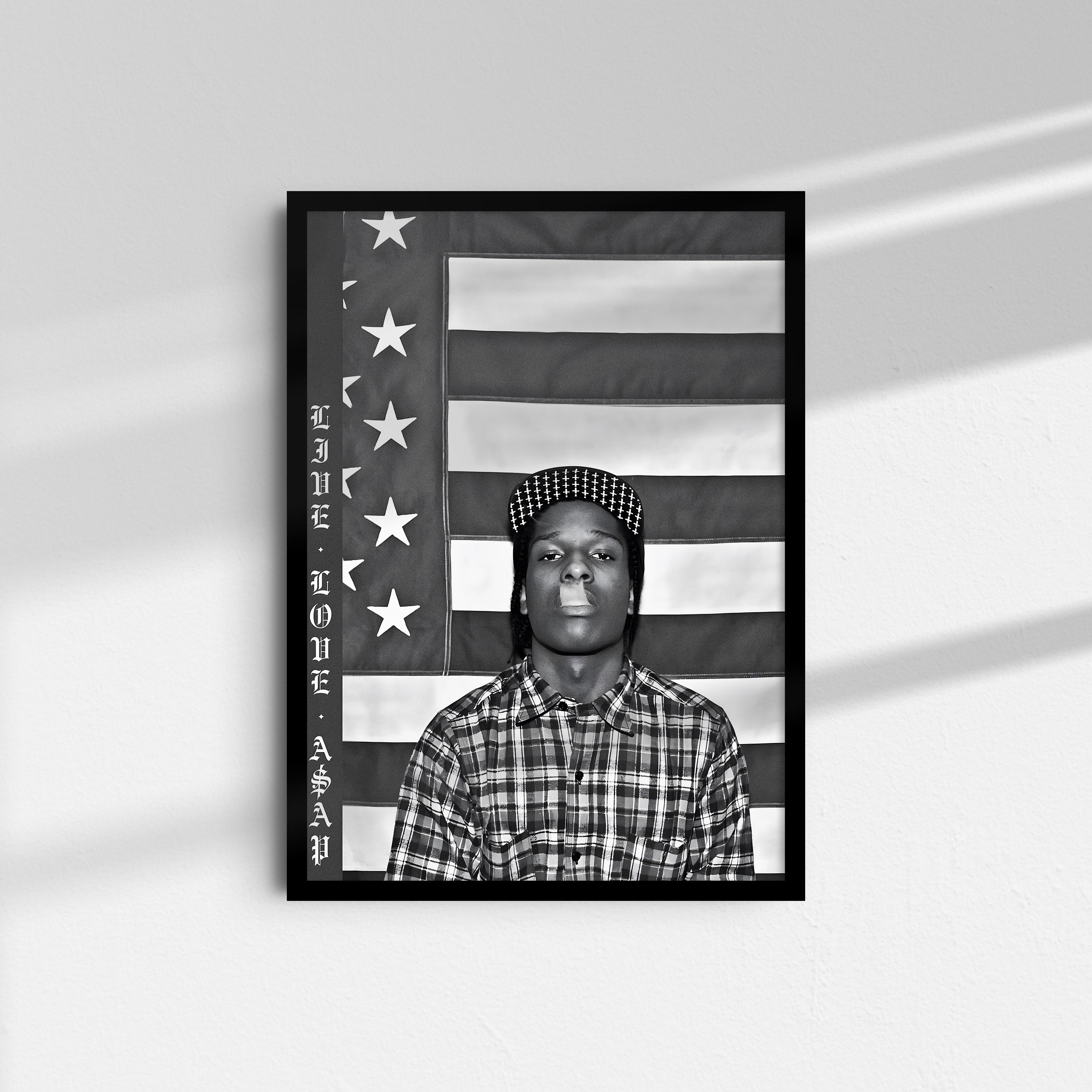 Asap Rocky Poster - Live Love Asap Poster- Album Cover Poster - Rapper ...
