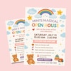 Open House Flyer School Fully Editable Customize in Canva - Etsy