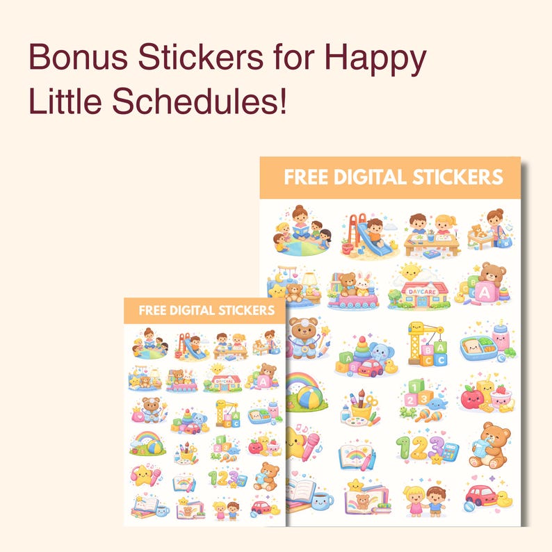 Daycare Daily Schedule Template Editable Canva Preschool Routine Chart ...