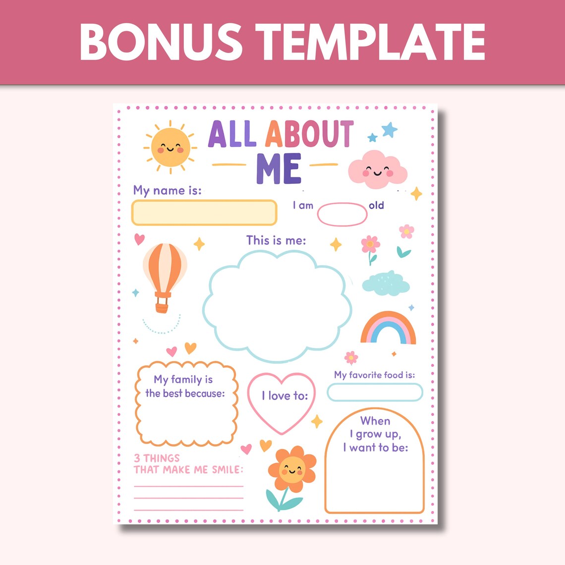 Daycare Enrollment Form Template Editable Canva Childcare Contract ...