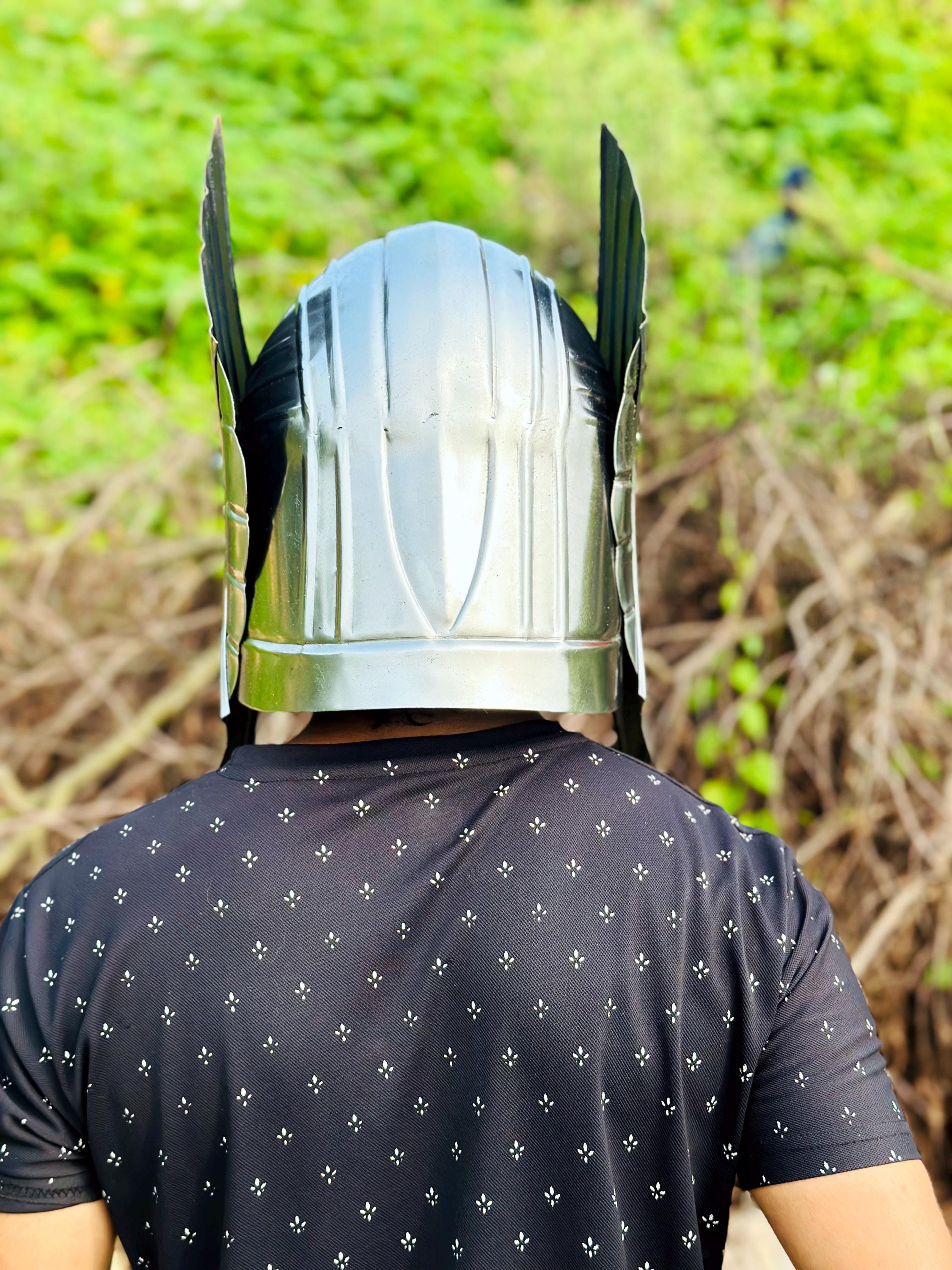 Thor Helmet - Mjolnir Knight Helmet - Warrior Helmet - Viking Battle ...