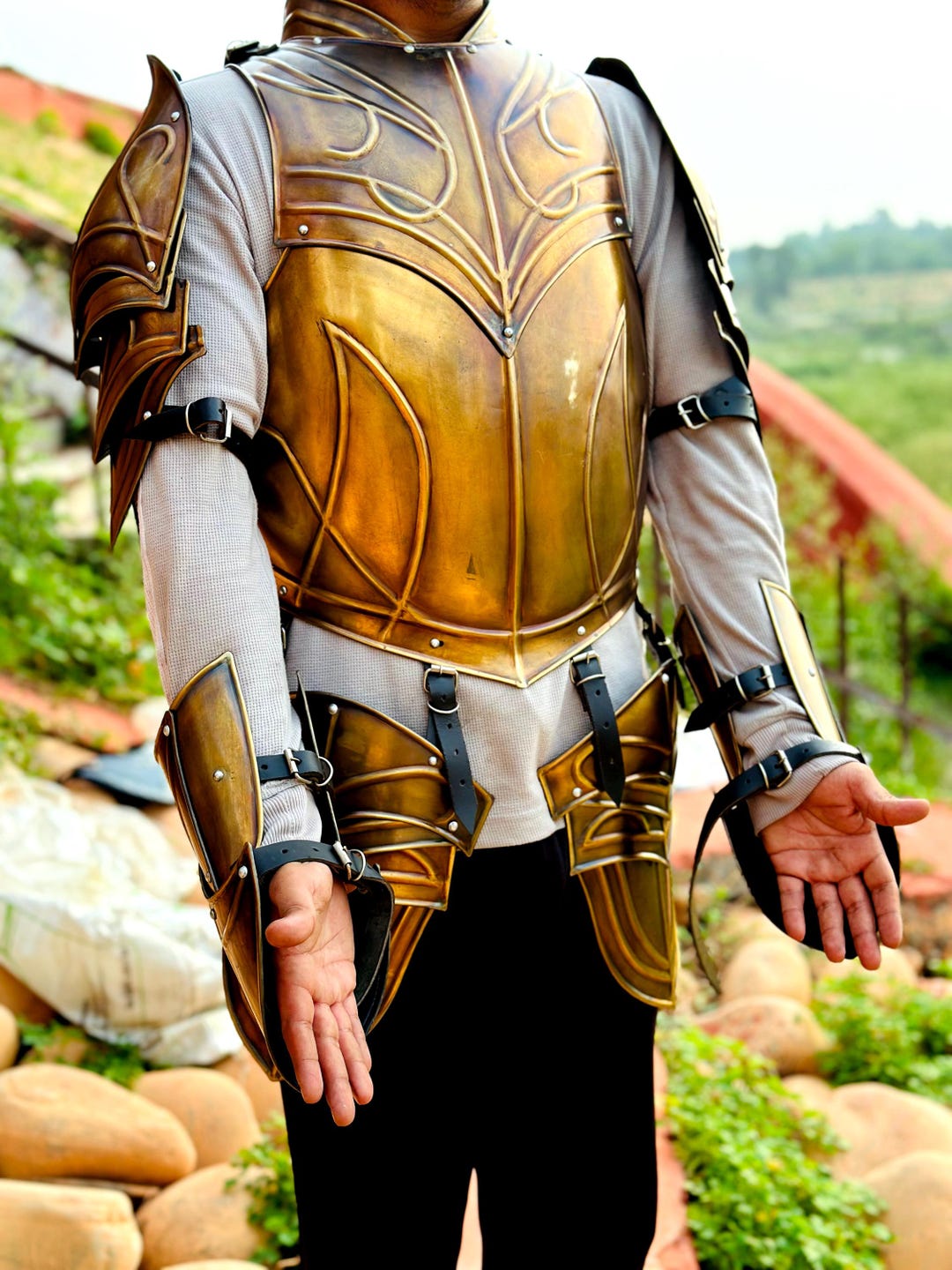 LOTR Half Body Armor Suit - Elven Cosplay Costume Armor - Elven Cuirass ...
