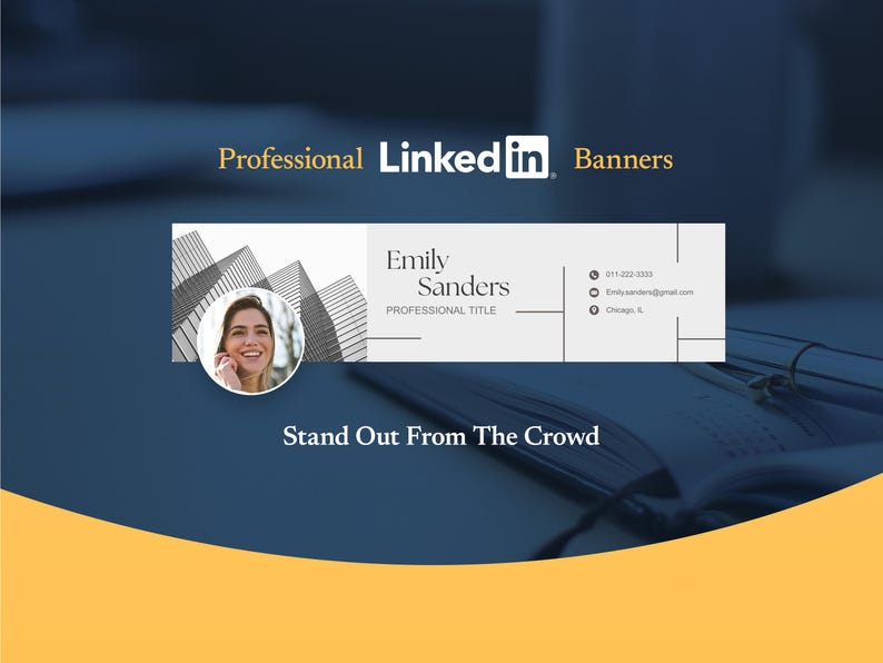 Custom Linkedin Banners Canva Template Pack, Clean Professional Customizable Linkedin Banner ...
