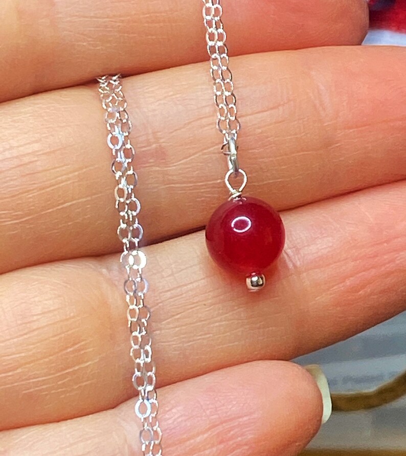 Vente Pendentif Red Ruby. Solitaire rubis. Collier Rubis. - Etsy France