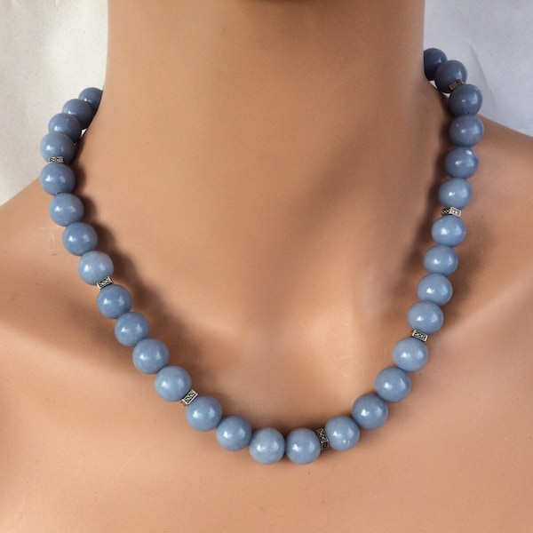 Angelite Jewelry - Etsy