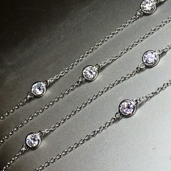 Fake Diamond Chain - Etsy