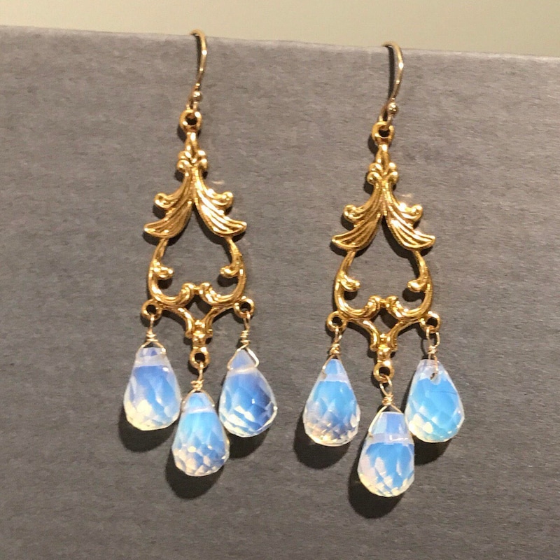 Opalite Earrings - Etsy