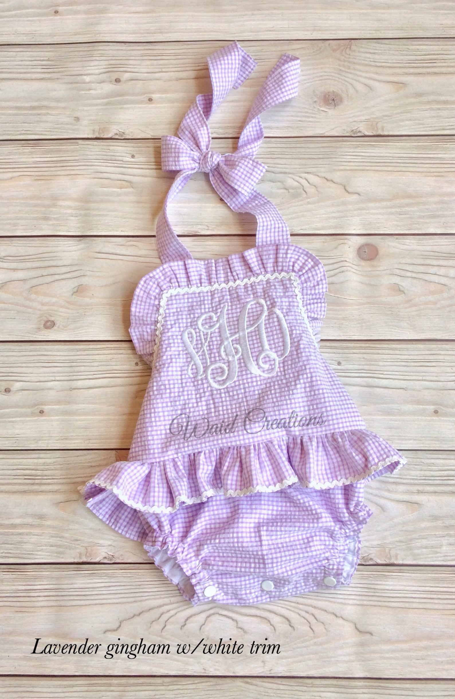 Baby Swimsuit Infant Swimsuit Baby Girl Monogram Swimsuit - Etsy