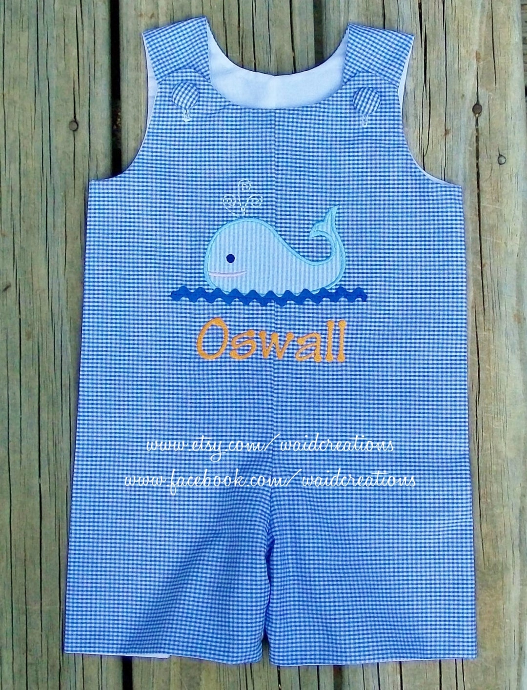 Jon Jon Custom Made Baby Toddler Boy Shortall Romper - Etsy
