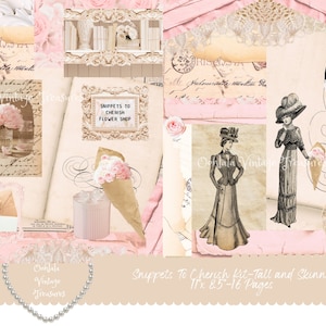 Snippets to Cherish Flower Shop Kit-tall and Skinny Roses-hydrangeas ...