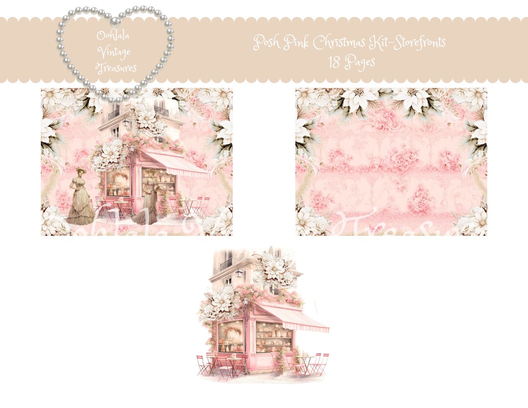 Posh Pink Christmas Kit-storefronts - Etsy