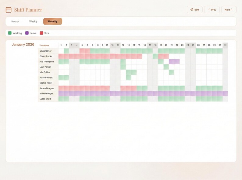 Employee Tracker Web App (offline) | Attendance, Timesheets, PTO ...