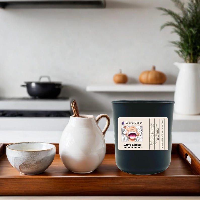 Monkey D. Luffy One Piece Candle – 10oz Soy Wax | Lavender & Ylang ...