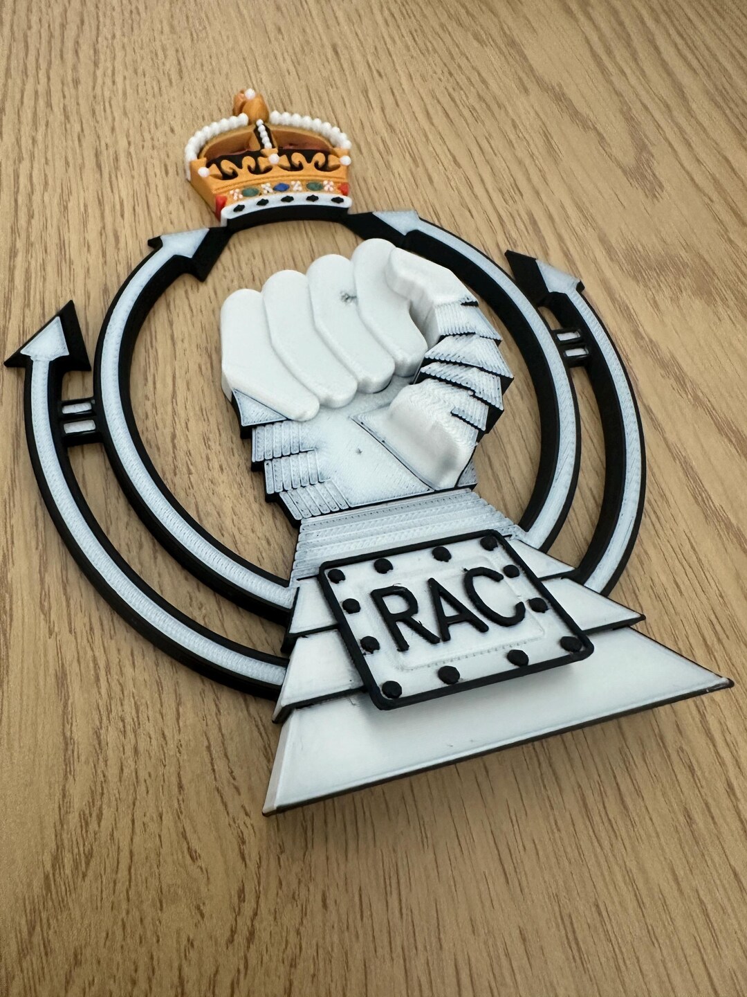 Royal Armoured Corps Emblem Plaque | Military Badge Gift - Etsy