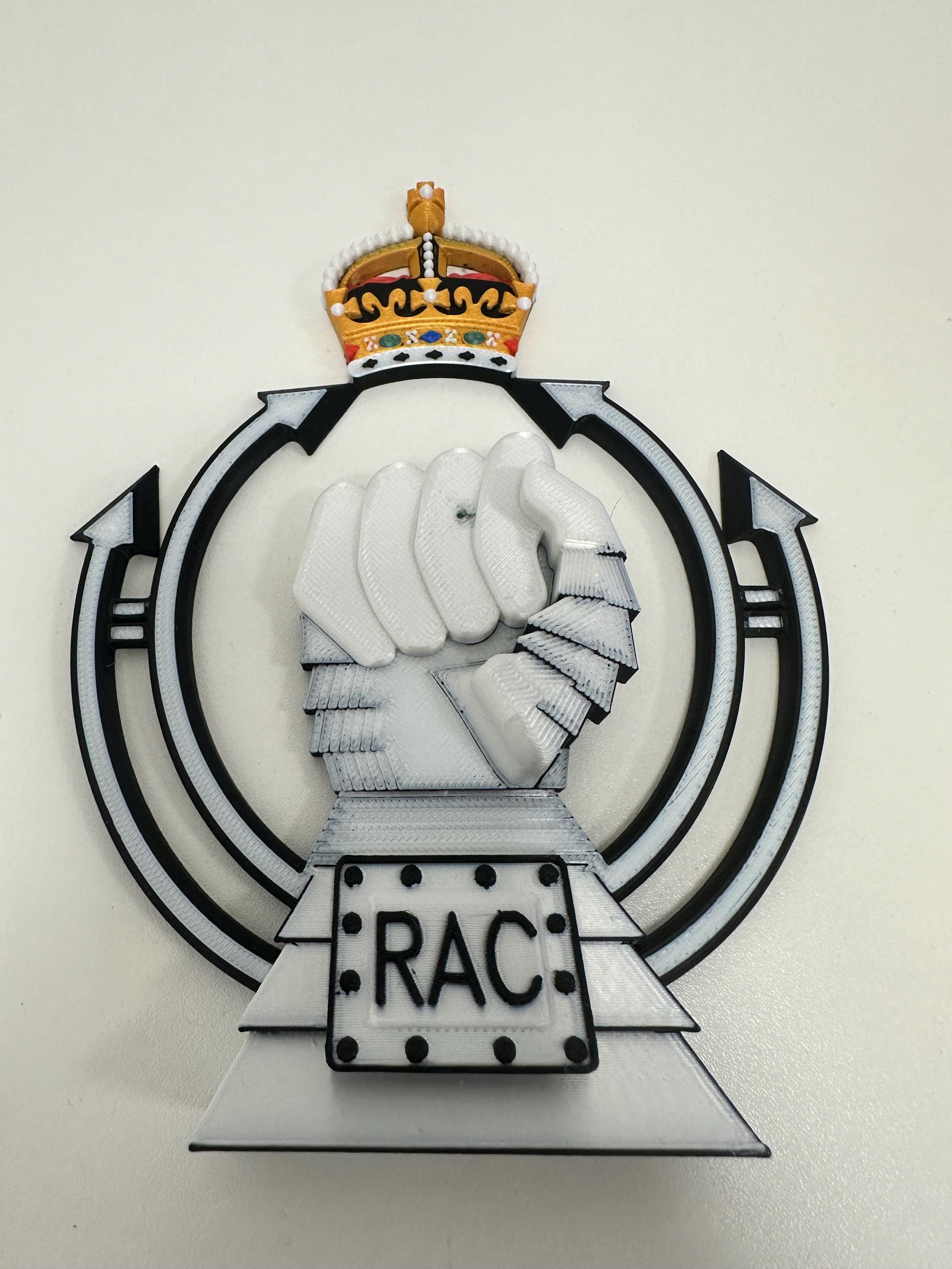 Royal Armoured Corps Emblem Plaque | Military Badge Gift - Etsy UK