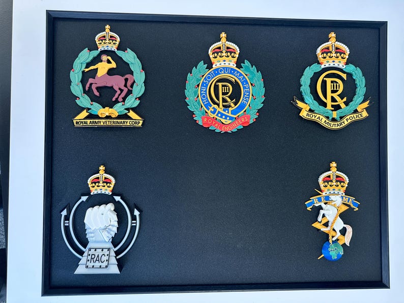 REME | Royal Electrical & Mechanical Engineers Cap Badge | 3D Printed ...