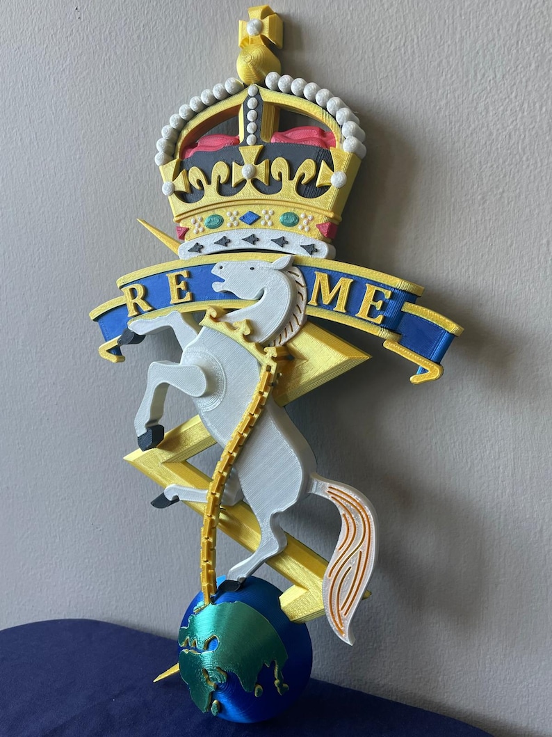 REME Cap Badge Wall Plaque Military Decor Gift - Etsy UK