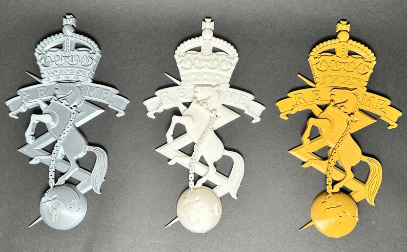 REME | Royal Electrical & Mechanical Engineers Cap Badge | 3D Printed ...