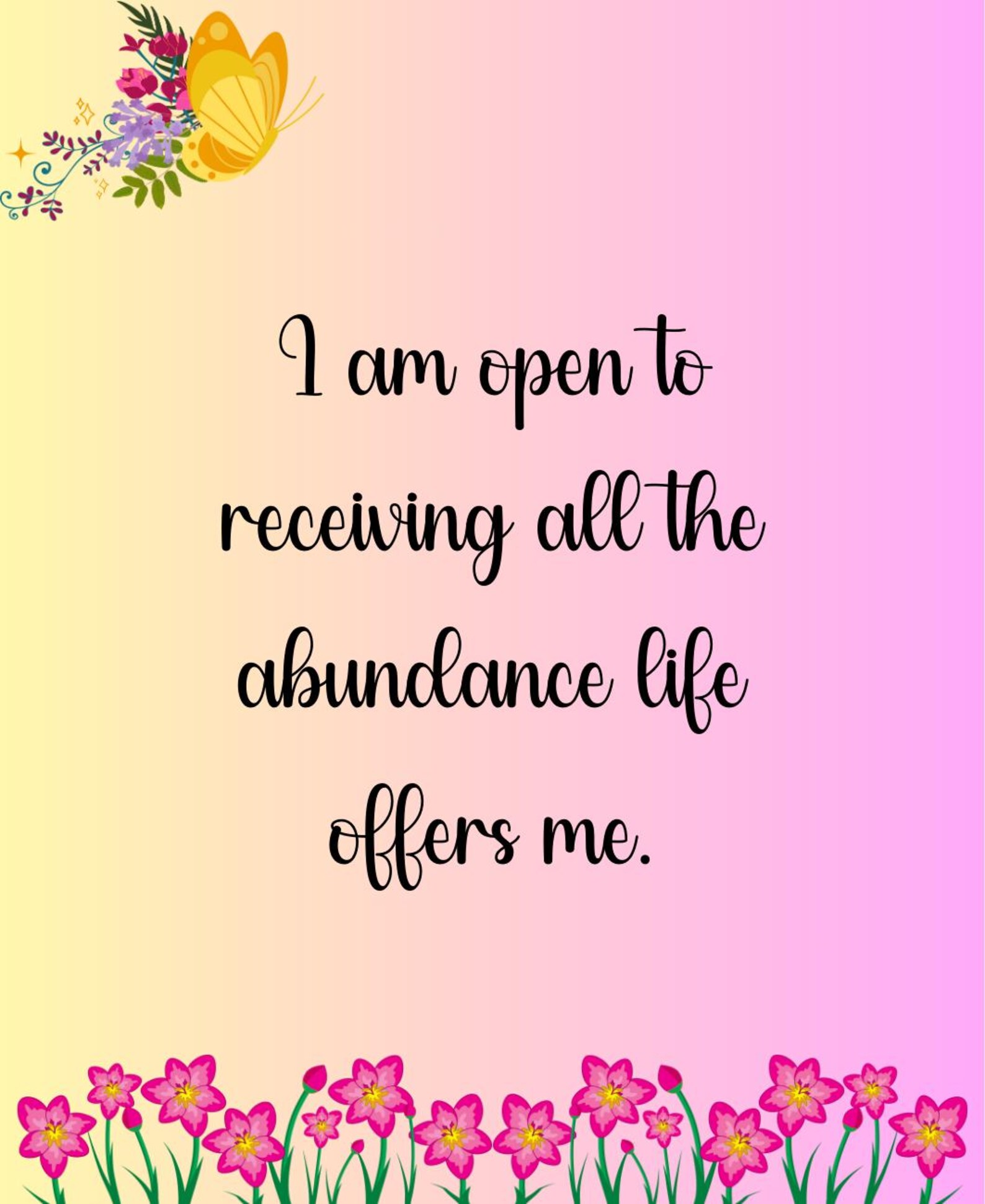 Manifestation Affirmation Cards – 20 Printable Positive Mindset Cards ...