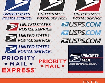 Postal Service SVG and PNG Files - Etsy