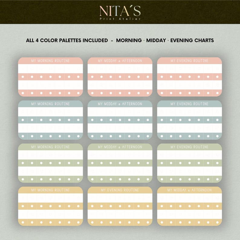 Daily Routine Cards Visual Schedule Toddler Routine Chart for Kids ...