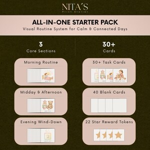 Printable Routine Chart for Toddlers – Montessori Daily Visual Schedule ...