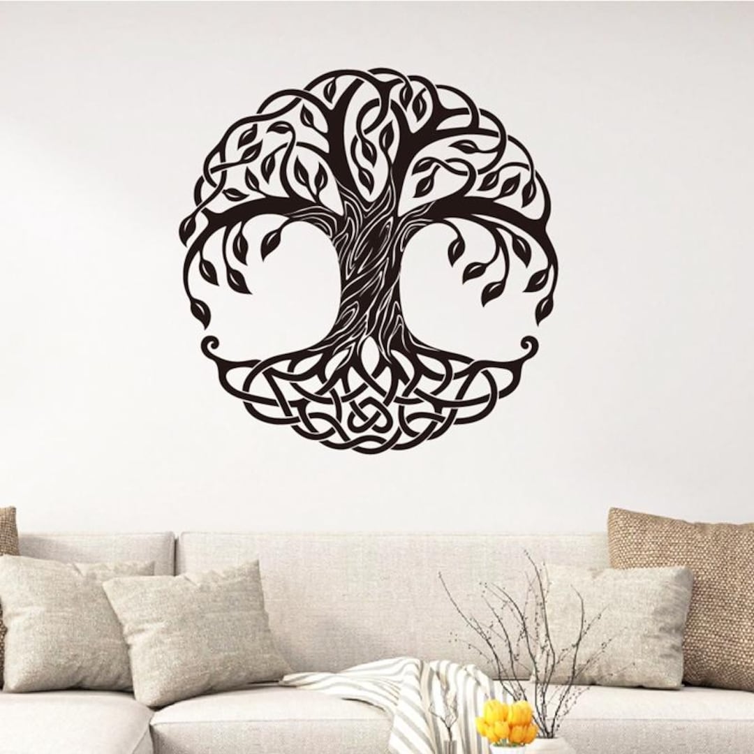 Tree of Life Living Room Wall Sticker, Family Tree Wall Stickers Home ...