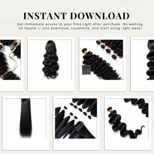 30 Hair Extension Stock Photos Lace Closure Bundle Images Hair Weft ...