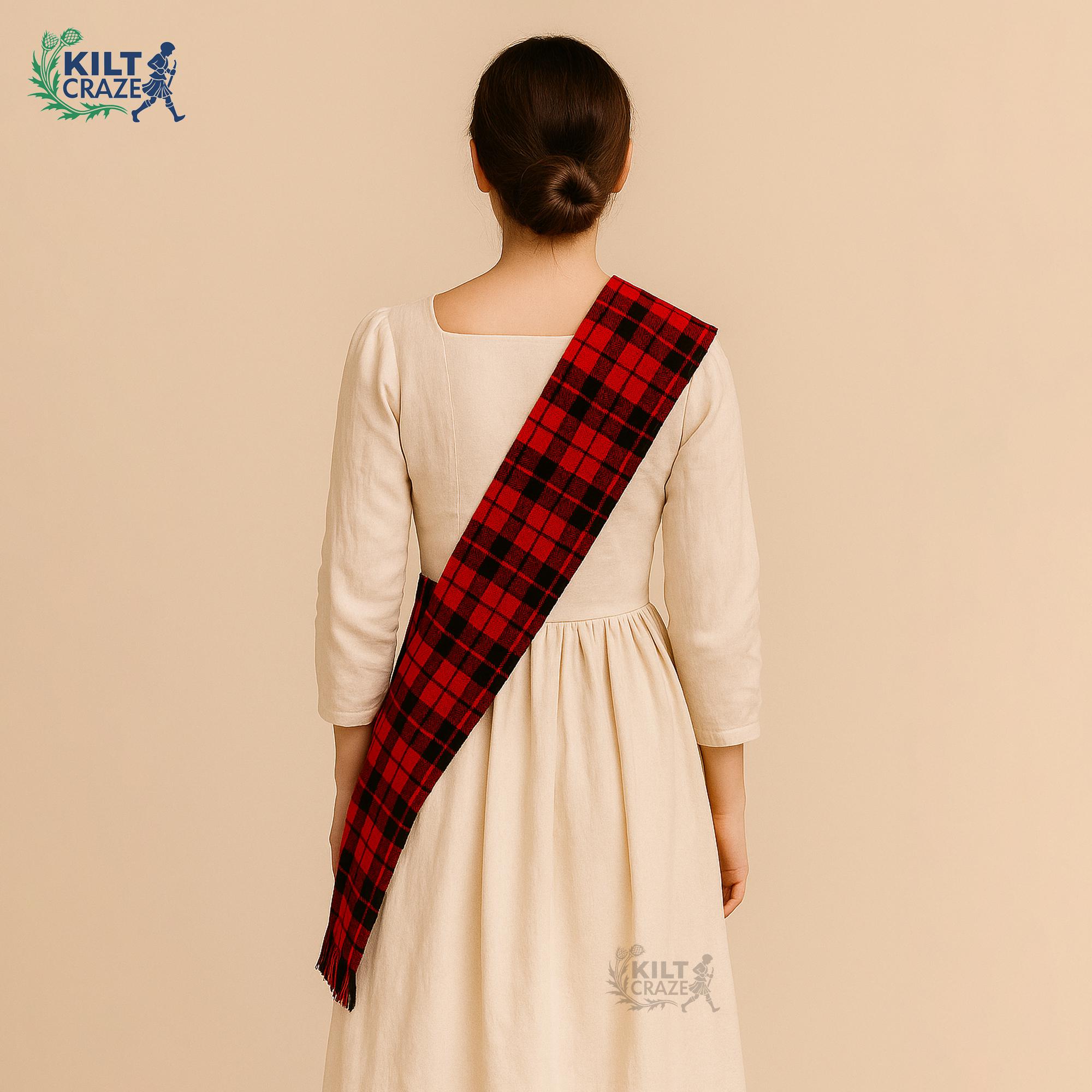 Highland Clan Tartan Sash Traditional Scottish Tartan Women Wedding ...