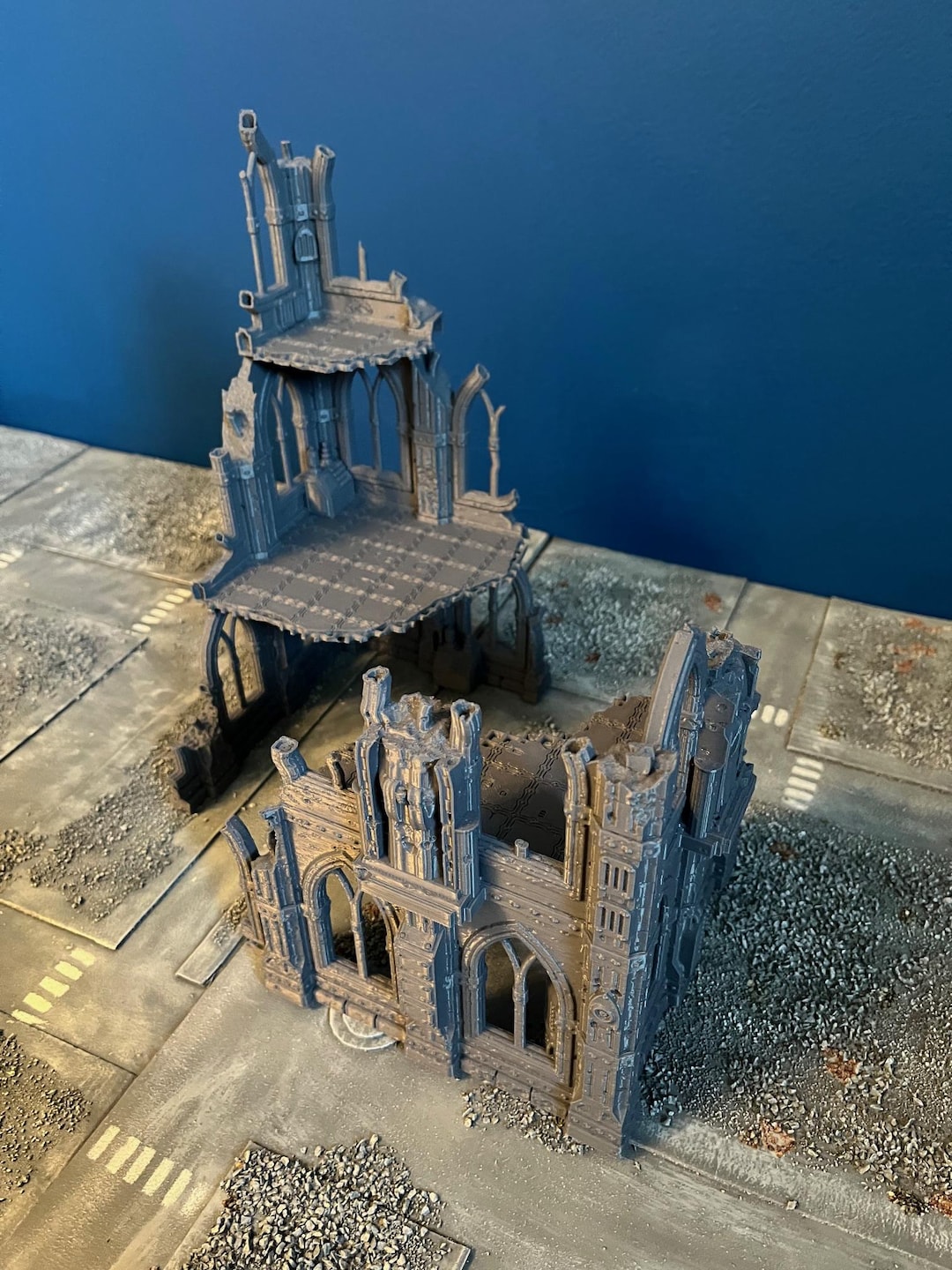 32/28mm Table Top Wargaming Scenery Terrain - Gothic Sc-fi Ruined ...