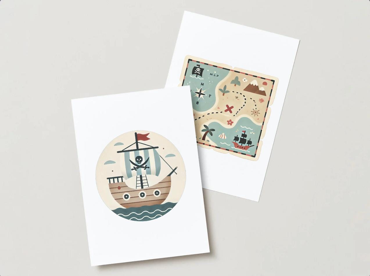 Kids Treasure Hunt Bingo Game | Printable Birthday Party Activity ...