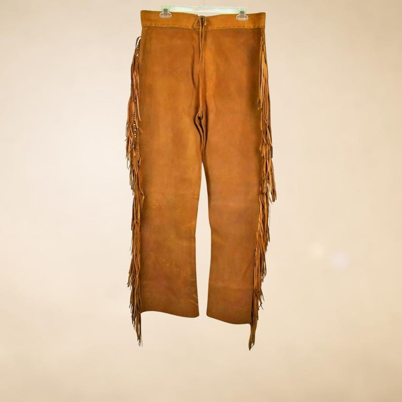 Suede Leather Fringe Mountain Man Outfit: Old West Frontiersman Style ...