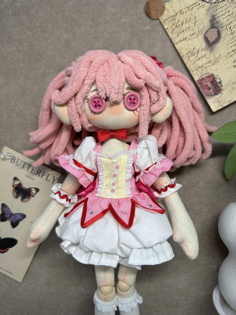 Handmade Arcane Madoka Kaname Doll, Gift, Art Doll - Etsy