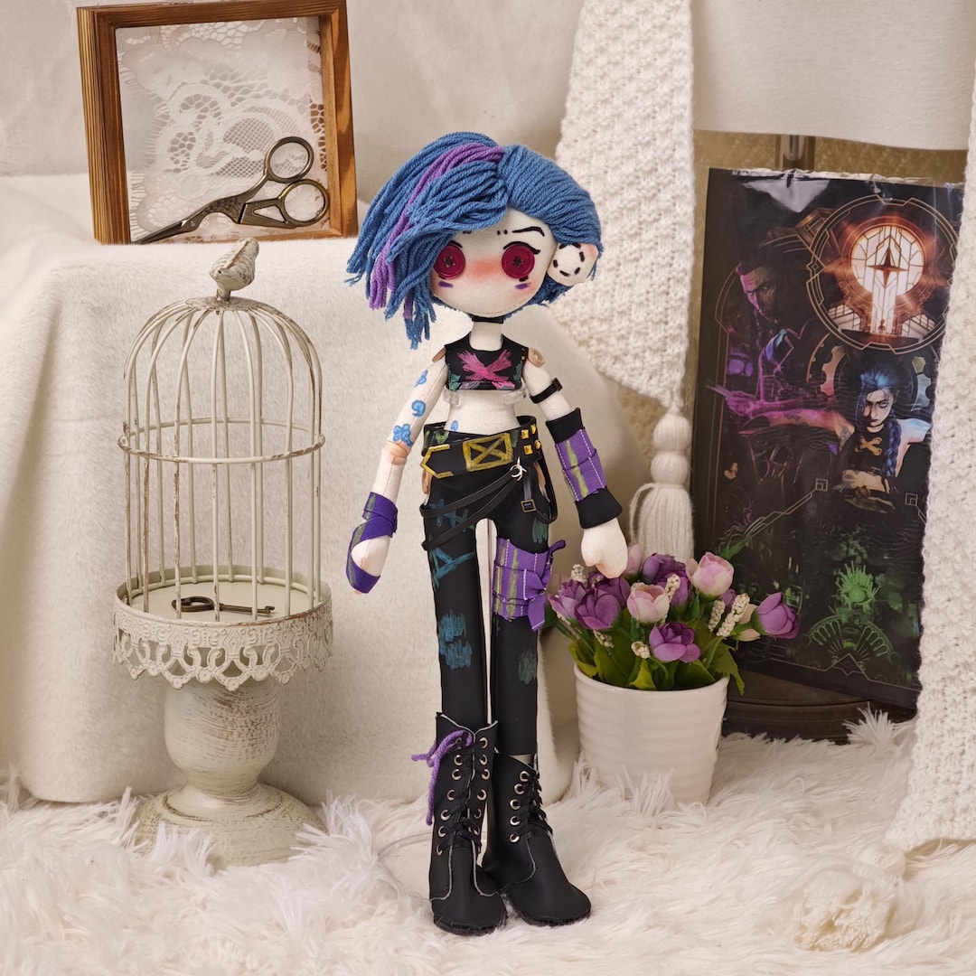 Handmade Arcane Fractured Jinx Doll, Gift, Art Doll - Etsy