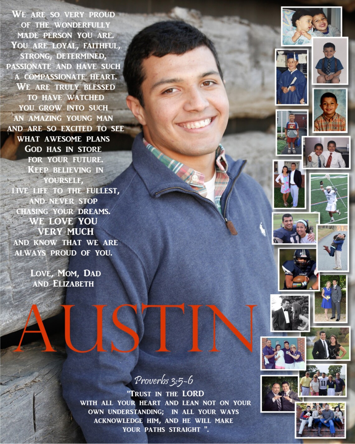 Custom Designed Senior School Yearbook Ad Full Page Etsy